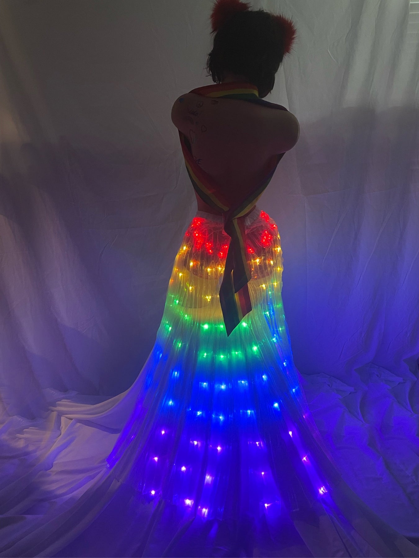 Light Up LED Rainbow Skirt – Sasswear