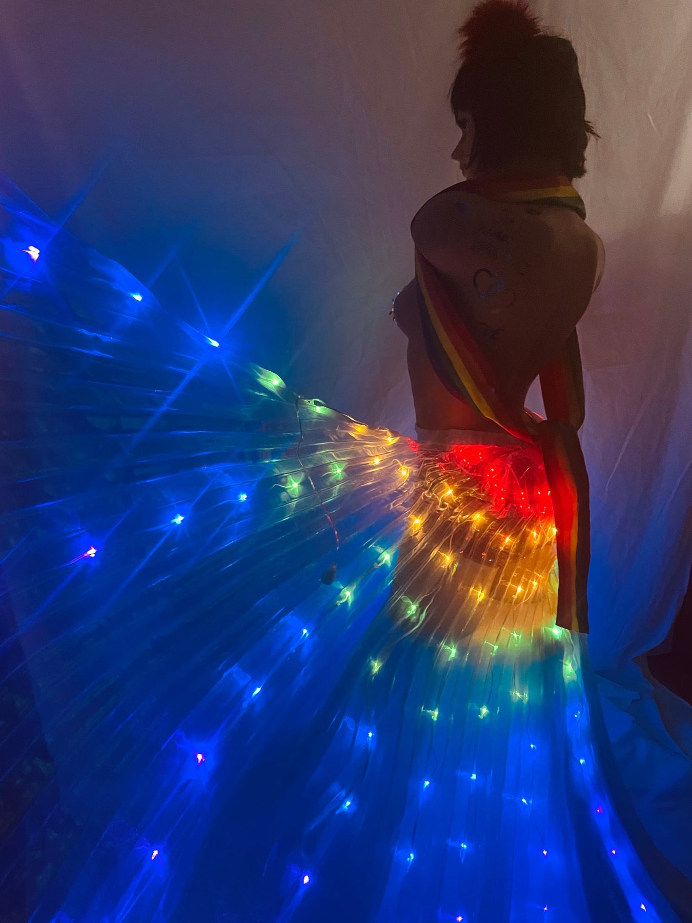 Light Up LED Rainbow Skirt – Sasswear